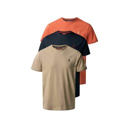 MCS Herren Kurzarmhemd "MCS T-shirt MCOhio"arabesque, silber mink, schwarz s, Gr. S, Obermaterial: 100% Baumwolle, Hemden