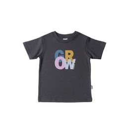 Liliput M&auml;dchen T-Shirt "Grow", grau, Gr. 74, bedruckt, 100% Baumwolle, Shirts, mit buntem Frontprint
