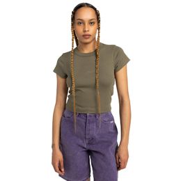 Element Damen T-Shirt "Yarnhill", gr&uuml;n, Gr. S, Obermaterial: 95% Baumwolle, 5% Elasthan., Shirts