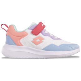 Lotto Kinder Sneaker, Gr. 31, blau, Kunstfaser, Synthetik, mehrfarbig, Schuhe, - ohne Schn&uuml;ren: mit Elastiksenkeln
