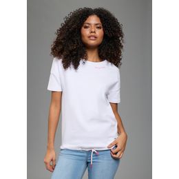Kangaroos Damen Sweatshirtwei&szlig;, Gr. 32, Interlock, Obermaterial: 100% Baumwolle, Sweatshirts, Casual Sweatshirt, mit Rundhalsausschnitt,