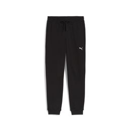 Puma Damen Trainingshose "W TAD ESSENTIAL FT JOGGER", schwarz, Gr. XS, Sweatware, Obermaterial: 70% Baumwolle, 30% Polyester, Hosen