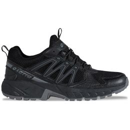 Lotto Damen Trekkingschuh, Gr. 44, schwarz, Kunstfaser, Synthetik, mehrfarbig, Schuhe, - Flexkerben f&uuml;r einen nat&uuml;rlichen Bewegungsablauf