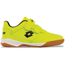Lotto M&auml;dchen Hallenschuh, Gr. 26, gelb, Synthetik, mehrfarbig, Schuhe, - mit nicht-f&auml;rbender Sohle