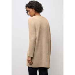 Street One Damen Cardigansanded beige, Gr. 42, unifarben, Strick, Obermaterial: 78% Polyamid, 12% Polyacryl, 10% Baumwolle, Strickjacken, lang und in