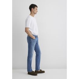 Mavi Herren Straight-Jeans "MARCUS"mid 90's blau str, Gr. 36, 87% Baumwolle, 12% Polyester, 1% Elasthan, Jeans, Slim Straight Jeans