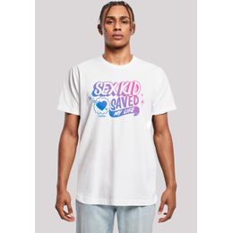 F4NT4STIC Herren T-Shirt "Sex Education Sex Kid Blend Netflix TV Series", wei&szlig;, Gr. L, Obermaterial: 100% Baumwolle, Shirts, Premium Qualit&auml;t
