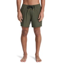 Quiksilver Herren Boardshorts "Stretch Piped Volley 16"", gr&uuml;n, Gr. S, Obermaterial: 92% Polyester, 8% Elasthan., Hosen