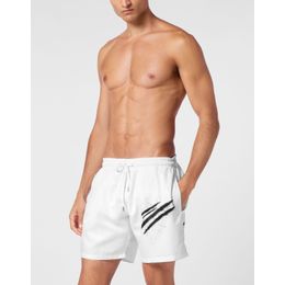 Plein Sport Herren Badehose "Badehose", schwarz-wei&szlig;, Gr. XXXL, Obermaterial: 100% Polyester, Badehosen