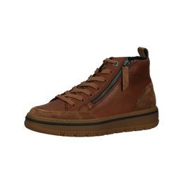 Paul Green Damen Sneaker "Paul Green Sneaker Leder", Gr. 38, braun, Leder, Schuhe