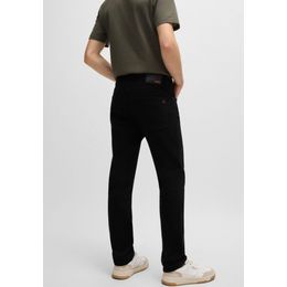 BOSS Orange Herren Slim-fit-Jeans "Delaware Soft-Motion-Denim", schwarz, Gr. 32, unifarben, Denim/Jeans, Obermaterial: 99% Baumwolle, 1% Elasthan,