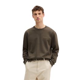 Marc O'Polo MARC O'POLO Herren Sweatshirt, braun, Gr. XL, Sweatware, Obermaterial: 100% Baumwolle, Sweatshirts, regular fit mit Logoprint auf der R&uuml;ckseite