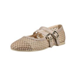 Nero Giardini Damen Riemchenballerina "Nero Giardini Ballerinas Leder/Textil", Gr. 38rosa, Leder, Textil, Schuhe