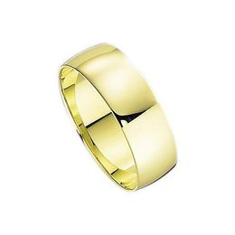 Firetti Damen Trauring "Schmuck Geschenk Gold Hochzeit Ehering Trauring "LIEBE"", 18, SI = kleine Einschl&uuml;sse ohne Brillant, Gelbgold 585, 7mm, gold,
