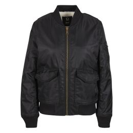 Brandit Damen Bomberjacke "Brandit Brandit Women Sherpa Jacket"schwarz, Gr. XL, unifarben, 100% Polyamid, Jacken