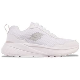Lotto Damen Sneaker, Gr. 37, wei&szlig;, Kunstfaser, Synthetik, unifarben, Schuhe, - extra leicht & bequem