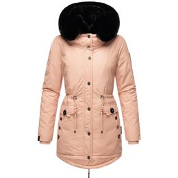 Navahoo Damen Wintermantel "Sweety Deluxe", rosa, Gr. L, Obermaterial: 60% Baumwolle, 40% Nylon. Futter: 100% Polyester. Wattierung: 100% Polyester.