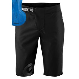 Gonso Herren Fahrradhose "Sitivo Shorts", blau, Gr. S, 86% Polyester, 14% Elastan, Hosen, Bikeshorts mit innovativem Sitzpolsterkonzept