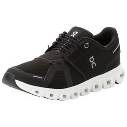 On RUNNING Herren Sneaker "On RUNNING CLOUD 6", Gr. 47, schwarz-wei&szlig;, Synthetik, Schuhe
