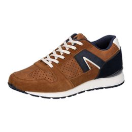 Lico Herren Sneaker "Freizeitschuh Ethan", Gr. 41, braun, Synthetik, Schuhe