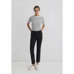 Mavi Damen T-Shirt "CREW NECK T-SHIRT"schwarz striped, Gr. XL, gestreift, 100% Baumwolle, Shirts, T-Shirt Streifen