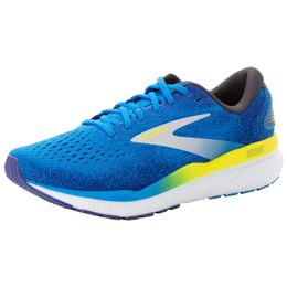 Brooks Herren Laufschuh "Ghost 16", Gr. 40electric blau, navy, lemon, Textil, Schuhe