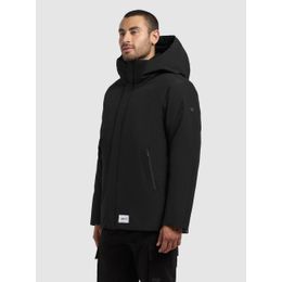 Khujo Herren Winterjacke "Etian"schwarz, Gr. XL, Obermaterial: 100% Polyester; Innenfutter: 100% Nylon; Wattierung: 100% Polyester, Jacken, Steppjacke