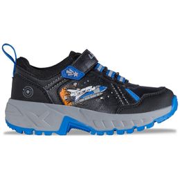 Lotto Kinder Sneaker, Gr. 27, schwarz, Synthetik, Textil, mehrfarbig, Schuhe, - mit Blinklichtern