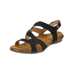 El Naturalista Damen Riemchensandale "El Naturalista Sandalen Leder", Gr. 38, schwarz, Leder, Schuhe