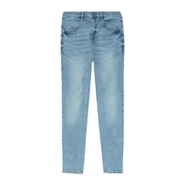s.Oliver JUNIOR Jungen Regular-fit-Jeans, blau, Gr. 158, unifarben, Denim/Jeans, Obermaterial: 85% Baumwolle, 14% Polyester, 1% Elasthan, Jeans, mit