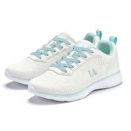Lascana Damen Sneaker "Turnschuhe", Gr. 40, gr&uuml;n, Obermaterial: 60% Textilmaterial, 40% Lederimitat. Decksohle: 100% Textilmaterial. Futter: 100%