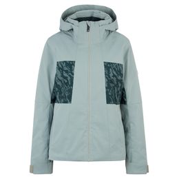 Ziener Damen Skijacke "TASSILA", gr&uuml;n, Gr. 40, Obermaterial alle Farben au&szlig;er schwarz, green frost stru: 100% Polyester recycled, Obermaterial Farbe