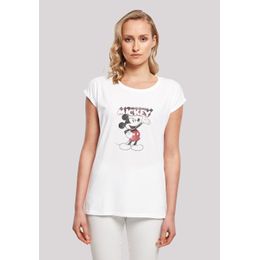 F4NT4STIC Damen T-Shirt "Disney Mickey Mouse Presents Classic Micky Maus", wei&szlig;, Gr. 5XL, Obermaterial: 100% Baumwolle, Shirts, Damen,Premium