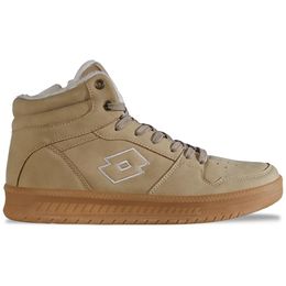Lotto Herren Sneaker, Gr. 42, wei&szlig;, Kunstfaser, Synthetik, unifarben, Schuhe, - mit kuschelig weichem Wohlf&uuml;hlfutter