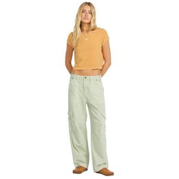 Billabong Damen Cargohose "Walk Along", gr&uuml;n, Gr. 28, Obermaterial:100% Walkfrottier;, Hosen