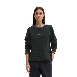 Marc O'Polo MARC O'POLO Damen Sweatshirt "mit gepeachter Oberfl&auml;che"deep night blau, Gr. XS, unifarben, Obermaterial: 100% Baumwolle, Sweatshirts