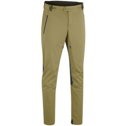 Gonso Herren Fahrradhose "SKARN LIGHT M", gr&uuml;n, Gr. S, 100% Polyester, Hosen, lange Herren Radhose, Softshell-Hose mit Ventilation am Innenbein