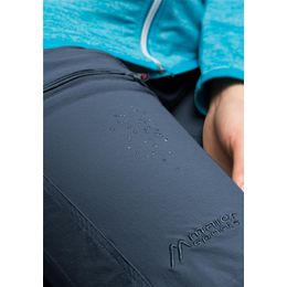 Maier Sports Damen Outdoorhose "Lulaka", blau, Gr. 44, 90% Polyamid, 10% Elasthan, Hosen, Damen Wanderhose, atmungsaktive Funktionshose, Regular Fit