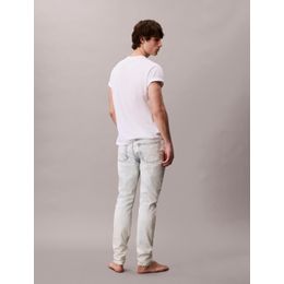Herren Slim-fit-Jeans "SLM TPR"ice breaker, Gr. 32, Calvin Klein Jeans, unifarben, Denim/Jeans, Obermaterial: 98% Baumwolle, 2% Elasthan, Jeans, Mit