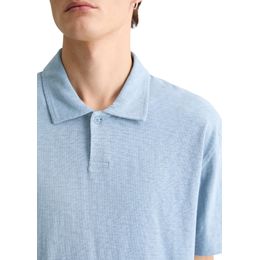 Marc O'Polo Herren Poloshirt "aus reiner Bio-Baumwolle"petrol blau, Gr. S, MARC O'POLO DENIM, unifarben, Obermaterial: 100% Baumwolle, Shirts