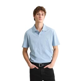 Marc O'Polo Herren Poloshirt "aus reiner Bio-Baumwolle"petrol blau, Gr. M, MARC O'POLO DENIM, unifarben, Obermaterial: 100% Baumwolle, Shirts