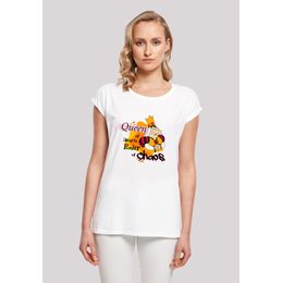 F4NT4STIC Damen T-Shirt "Alice im Wunderland Queen Of Hearts", wei&szlig;, Gr. M, Obermaterial: 100% Baumwolle, Shirts, Retro, Heroes of Childhood, TV Serie