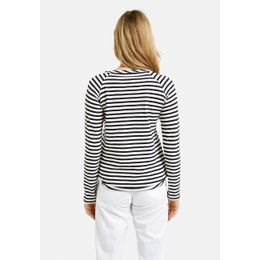 Smith & Soul SMITH & SOUL Damen Langarmshirt, schwarz-wei&szlig;, Gr. M, gestreift, Jersey, Obermaterial: 100% Baumwolle, Shirts, aus Baumwolle, Rundhals