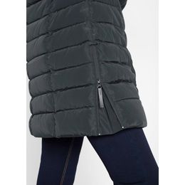 bonprix Damen Steppjacke "Winterjacke", schwarz, Gr. 40, kontrastfarbene Details, unifarben, Web, Obermaterial: 100% Polyester. Futter: 100%