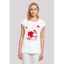 F4NT4STIC Damen T-Shirt "Alice im Wunderland Tick Tock", wei&szlig;, Gr. 5XL, Obermaterial: 100% Baumwolle, Shirts, Retro, Heroes of Childhood, TV Serie
