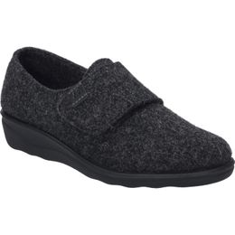 Josef Seibel Damen Hausschuh "Nice 09, anthrazit", Gr. 41, grau, Obermaterial: 100% Textilmaterial TEXMAT., Schuhe