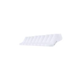 Mustang Damen Sneakersocken "9er Pack", Gr. 35, wei&szlig;, 73% Baumwolle, 23% Polyester, 2% Polyamid, 2% Elasthan, Socken