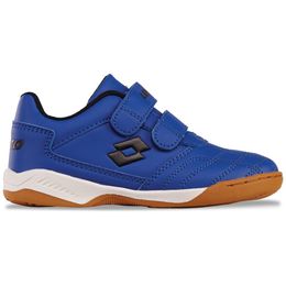 Lotto M&auml;dchen Hallenschuh, Gr. 35, blau, Synthetik, mehrfarbig, Schuhe, - mit nicht-f&auml;rbender Sohle