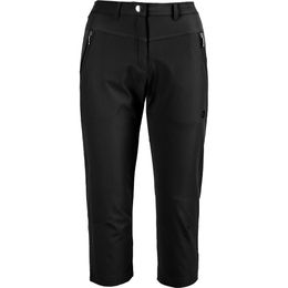 DEPROC Active Damen 3/4-Hose "KENORA PIRATE WOMEN", schwarz, Gr. 56, 97% Polyester; 3% Elasthan, Hosen, auch in Gro&szlig;en Gr&ouml;&szlig;en erh&auml;ltlich