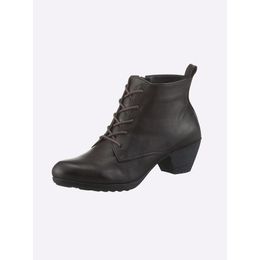 Andrea Conti Damen Stiefelette, Gr. 41, schwarz, Lederimitat, Schuhe